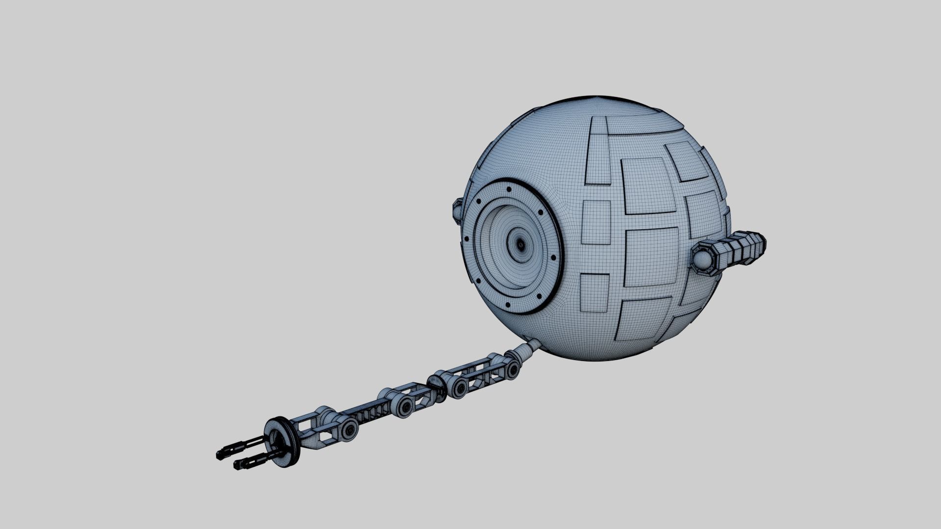 Space Bot 3D model rigged | CGTrader