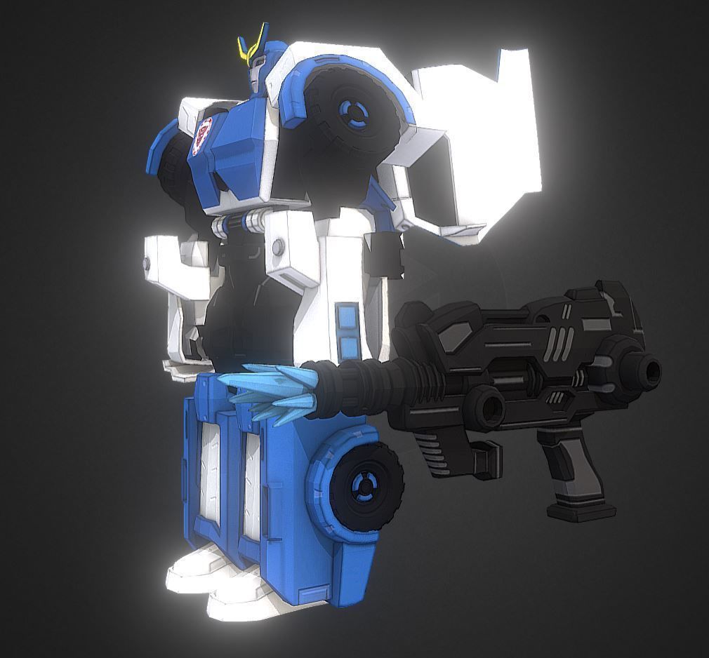 3D model Transformer Strongarm VR / AR / low-poly | CGTrader