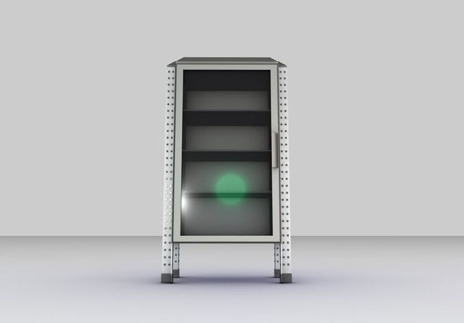 3D model Server Cabinet VR / AR / low-poly | CGTrader