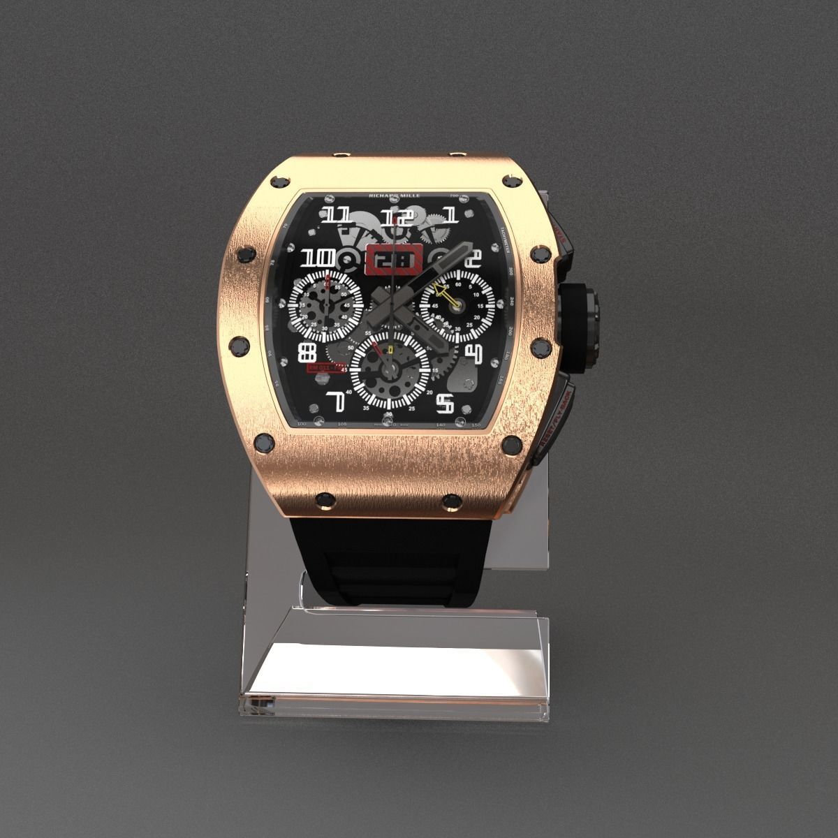 Richard Mille Watch 3D model | CGTrader