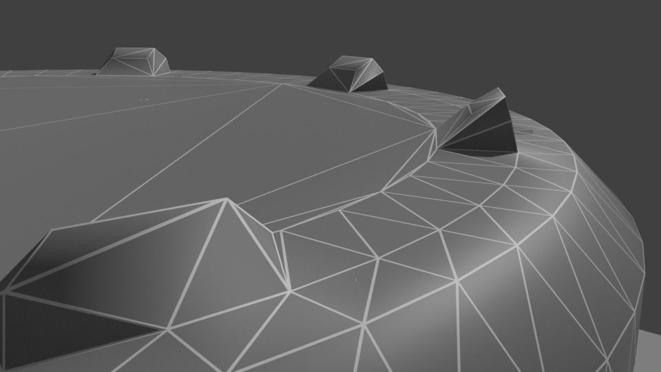 3D model Hovering Sci-Fi Platform VR / AR / low-poly | CGTrader