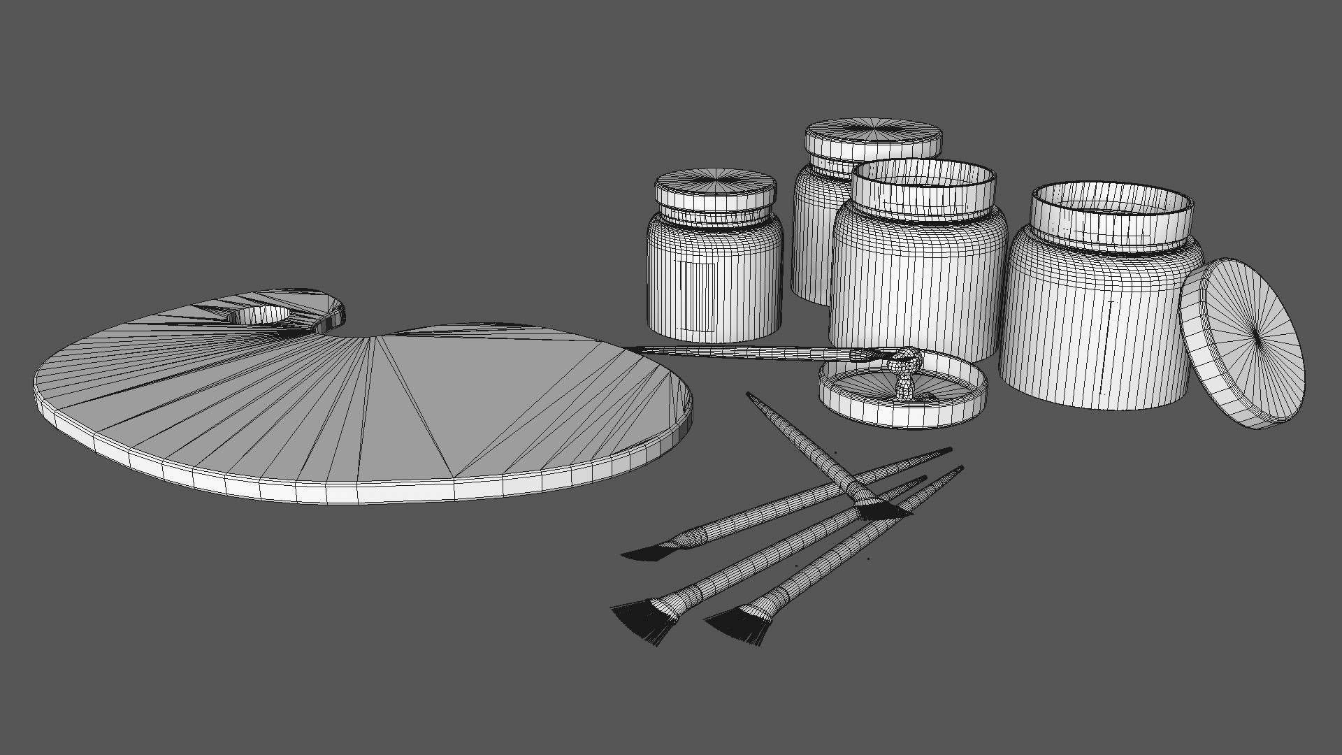 3D model Art painting tools VR / AR / low-poly | CGTrader