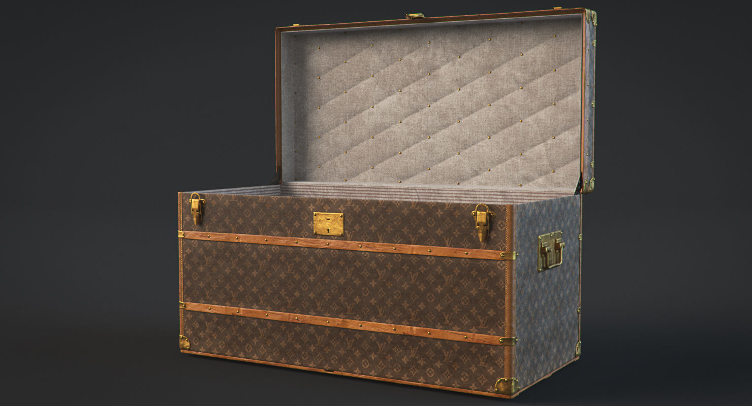 Louis Vuitton Trunk 3D model | CGTrader