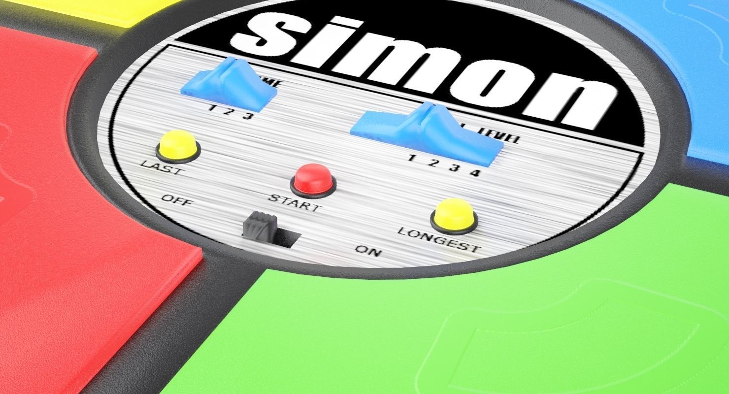 3D model Old Simon Game VR / AR / low-poly | CGTrader