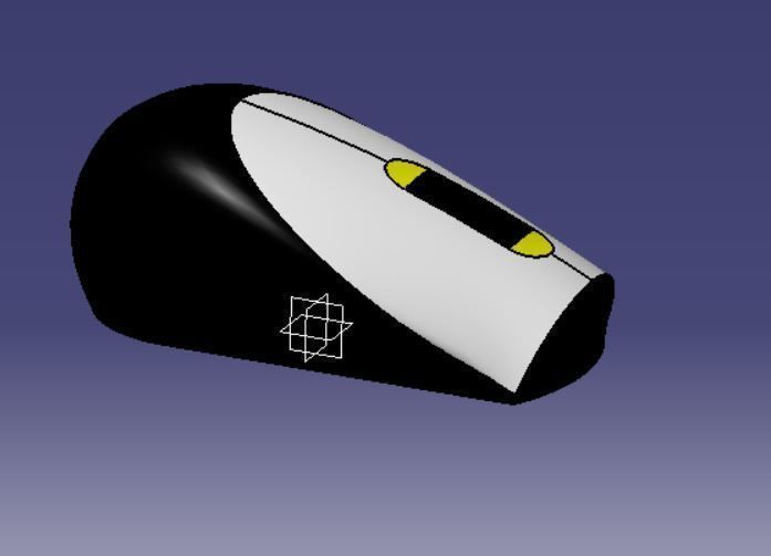 Mouse 3D model STL IGE STP