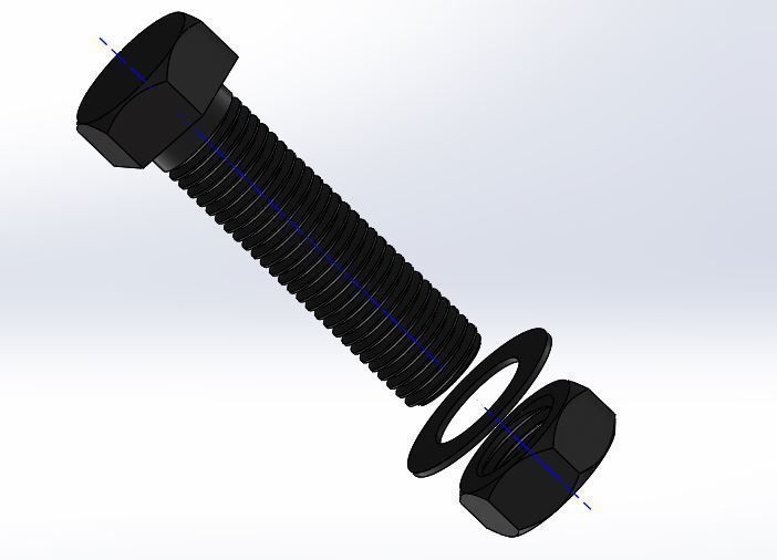 M16 bolt 3D model | CGTrader