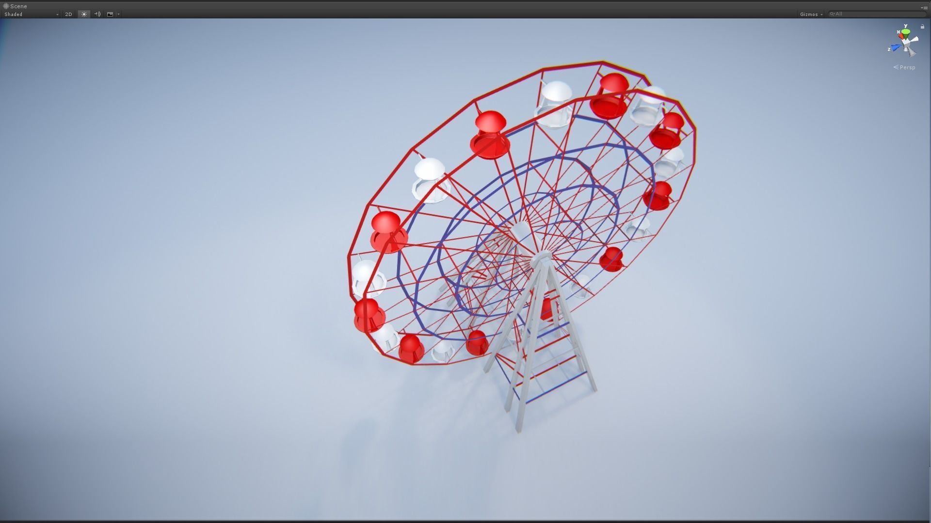 3D model Carousel Ferris wheel Unity Package VR / AR / low-poly | CGTrader