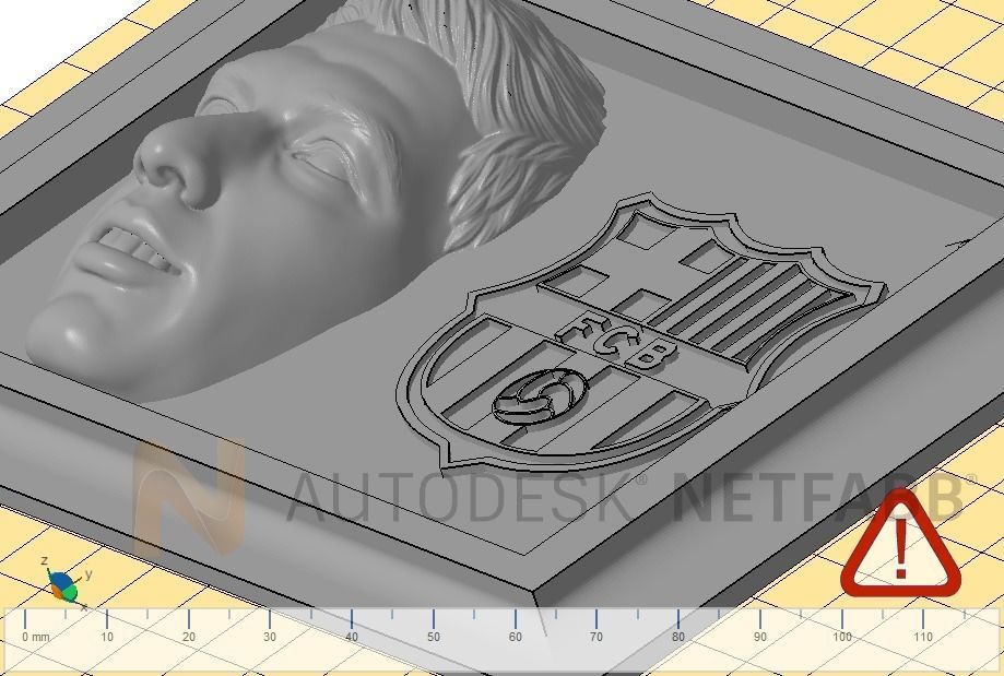 Luis Suarez - FC Barcelona - 3D print ready frame 3D model 3D printable ...