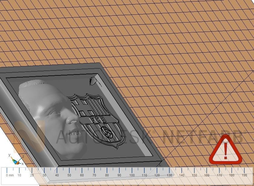 Andres Iniesta - FC Barcelona - 3D print ready frame 3D model 3D ...