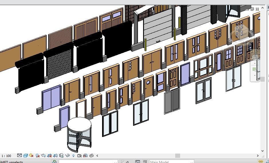 282 Models Doors Revit 2015 3D model | CGTrader