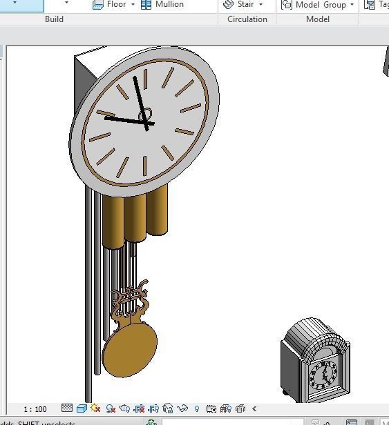 21 Models Clock Revit 2015 3D model | CGTrader