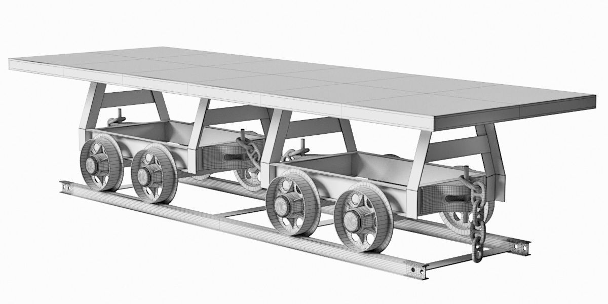 Train Crank Table 3D model | CGTrader