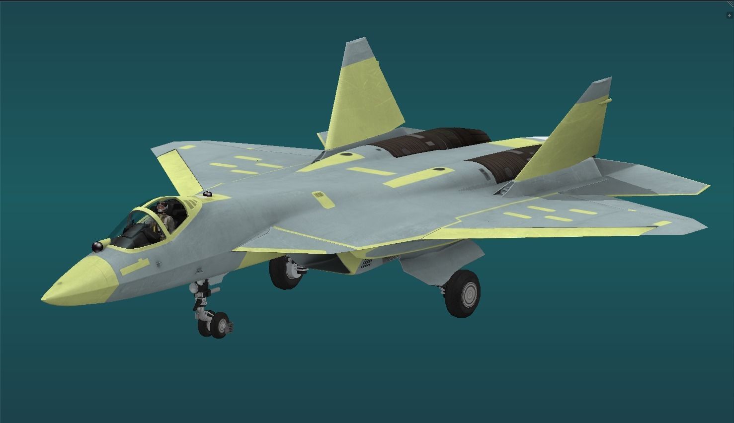 T-50 Prototype 3D model | CGTrader