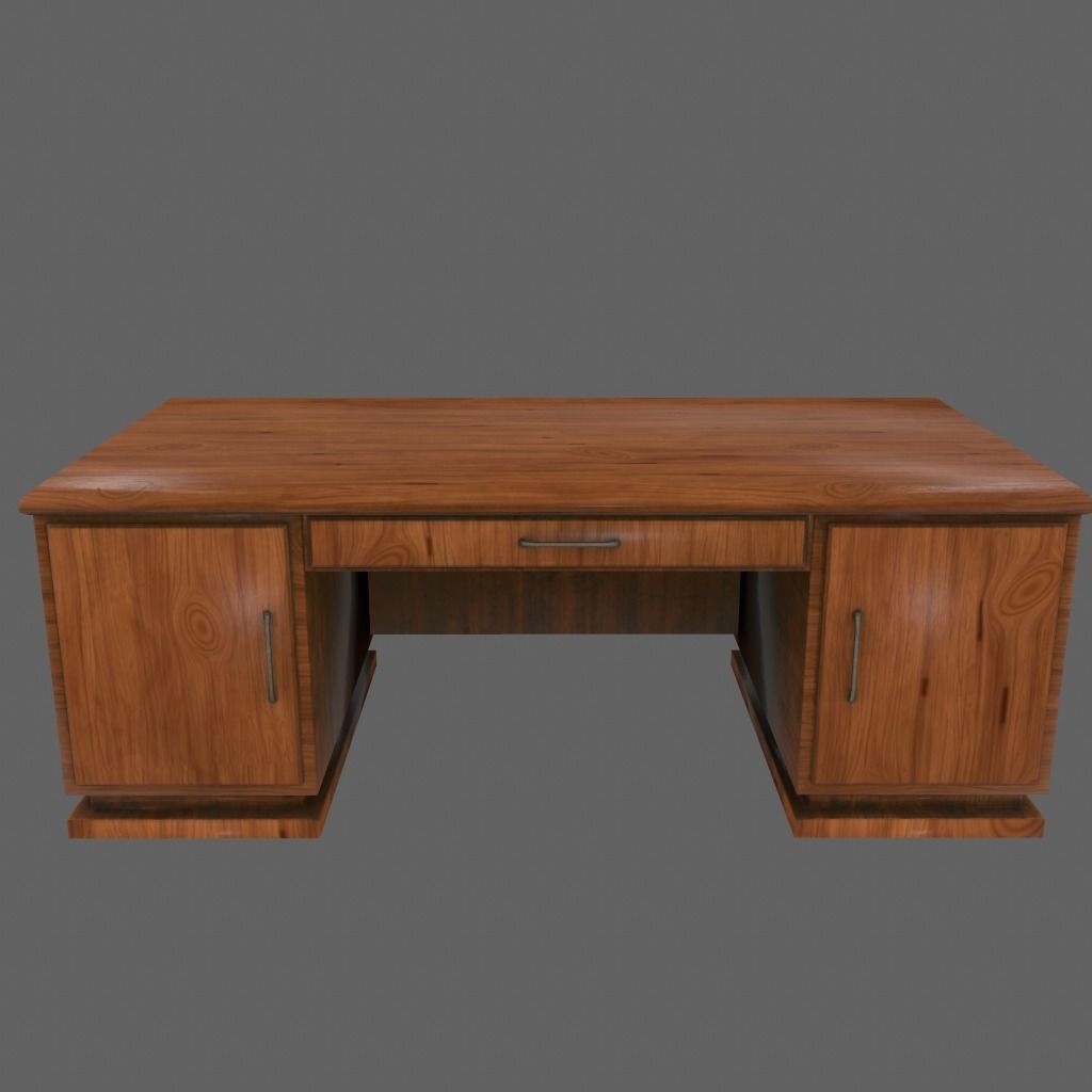 3D model desk 3 | CGTrader