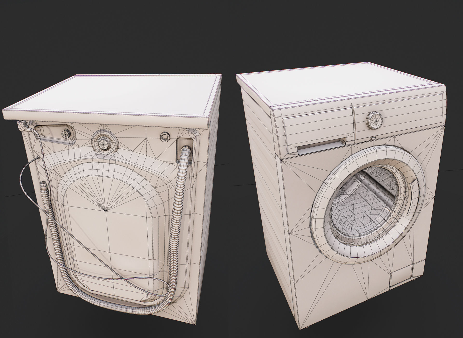 3D model Washing Machine VR / AR / low-poly | CGTrader