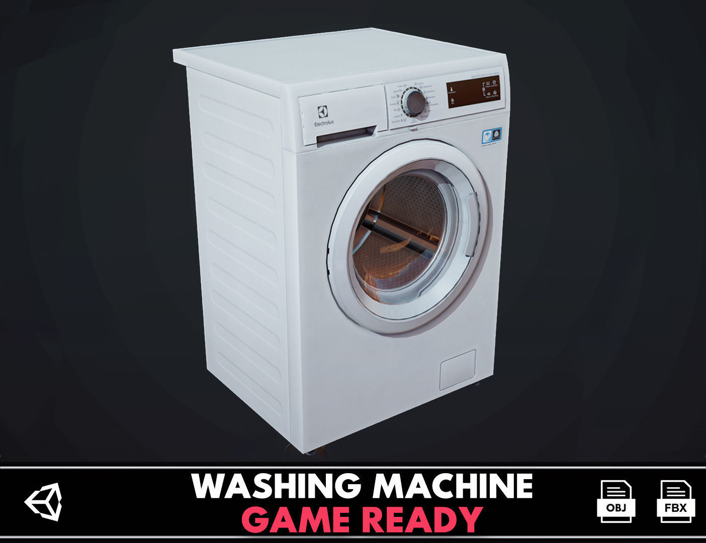3D model Washing Machine VR / AR / low-poly | CGTrader