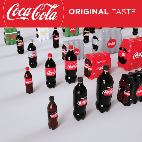 Coca Cola Pack 3D model | CGTrader