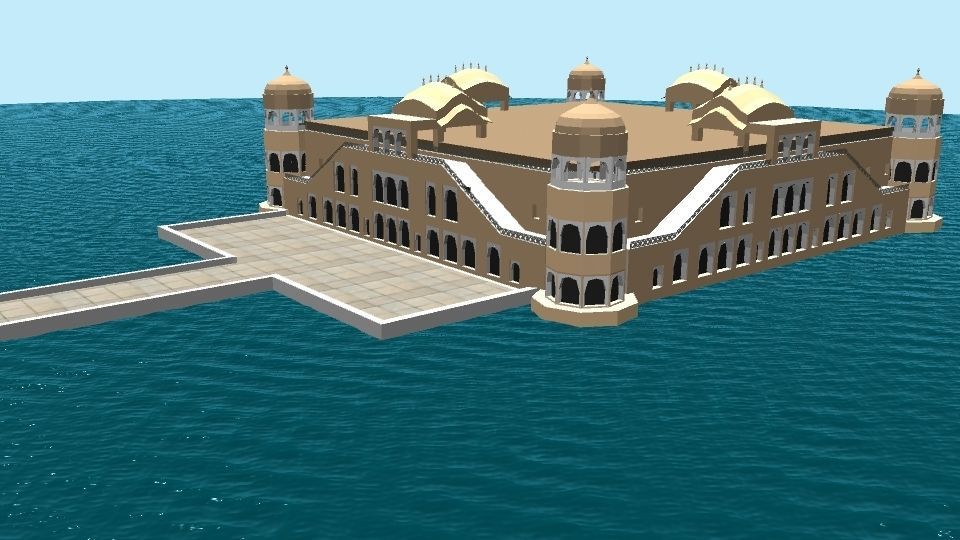 3D model Jal Mahal 3D model VR / AR / low-poly | CGTrader