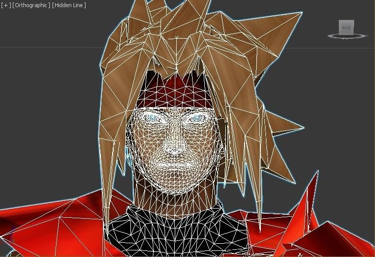 3D model Dart the legend of dragoon VR - AR - low-poly 3D model VR / AR ...