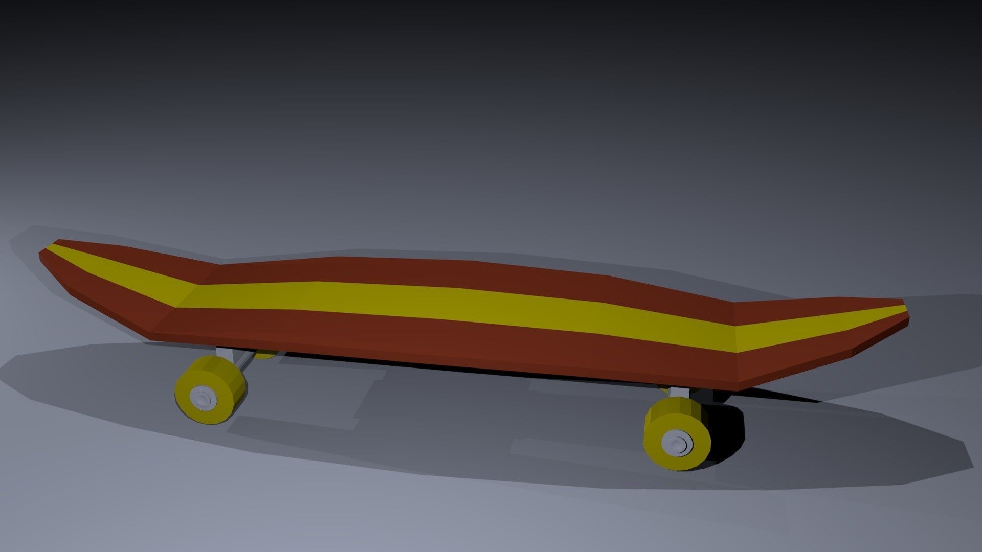 3D model Low poly skateboard VR / AR / low-poly | CGTrader