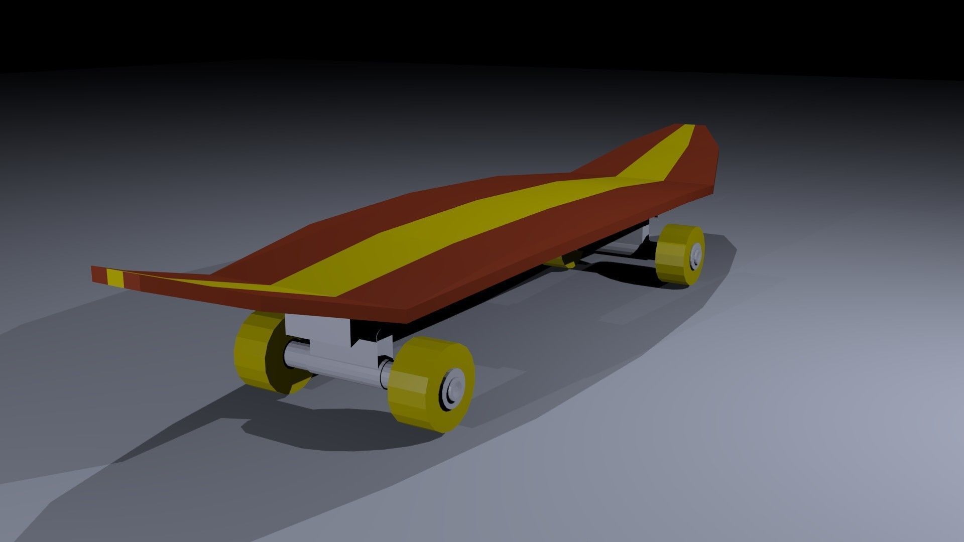 3D model Low poly skateboard VR / AR / low-poly | CGTrader