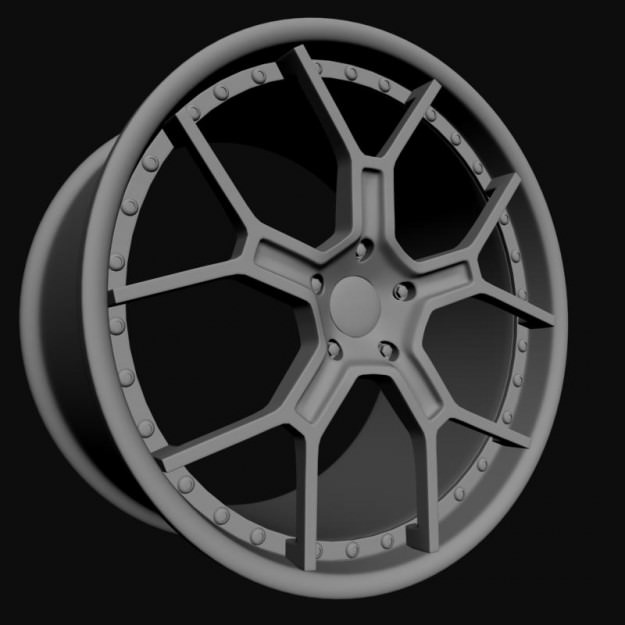 Exclusive rims 3D model | CGTrader