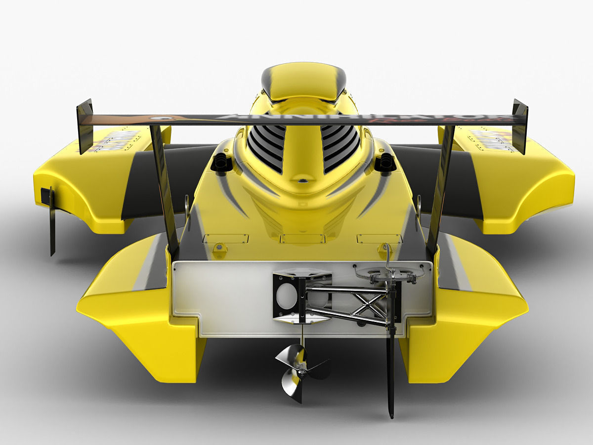 Hydroplane Boat Annihilator 3D model | CGTrader