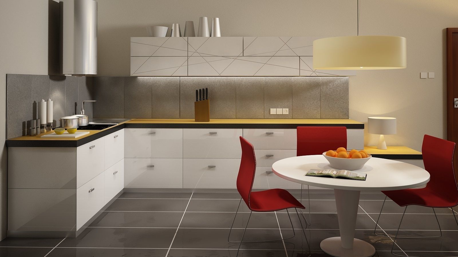 Kitchen Interior001 Cinema 4D Vray 3D model | CGTrader