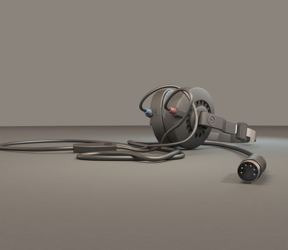 Headphones with cord free 3D model | CGTrader