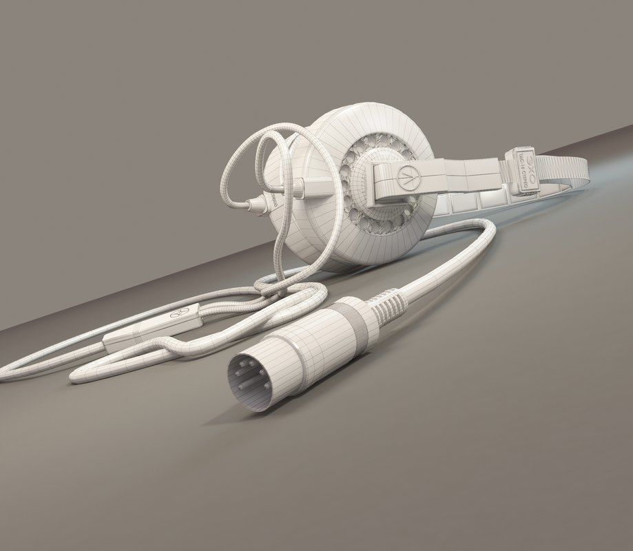 Headphones with cord free 3D model | CGTrader