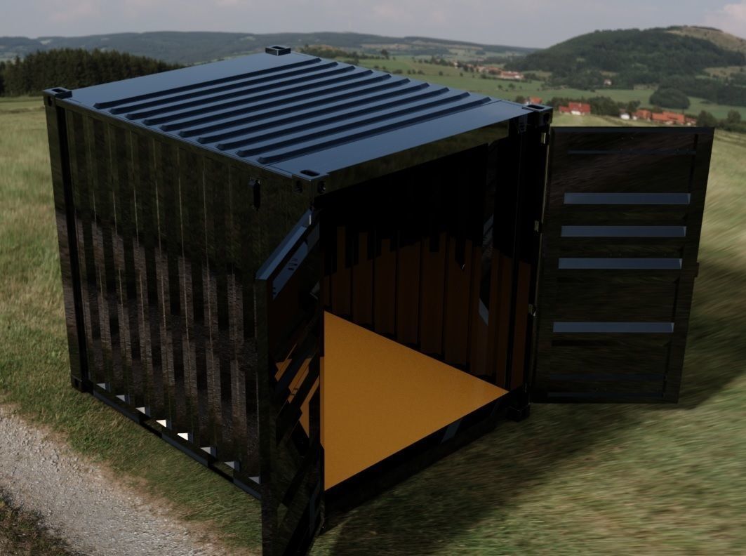 10FT ISO Shipping Container 3D model | CGTrader