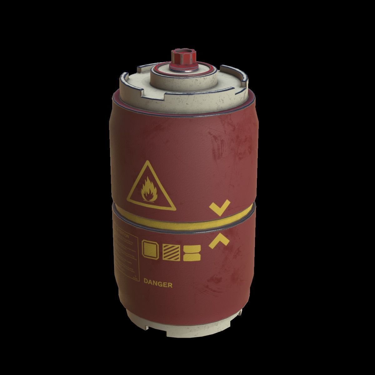 3D model Sci-Fi Canister Prop VR / AR / low-poly | CGTrader
