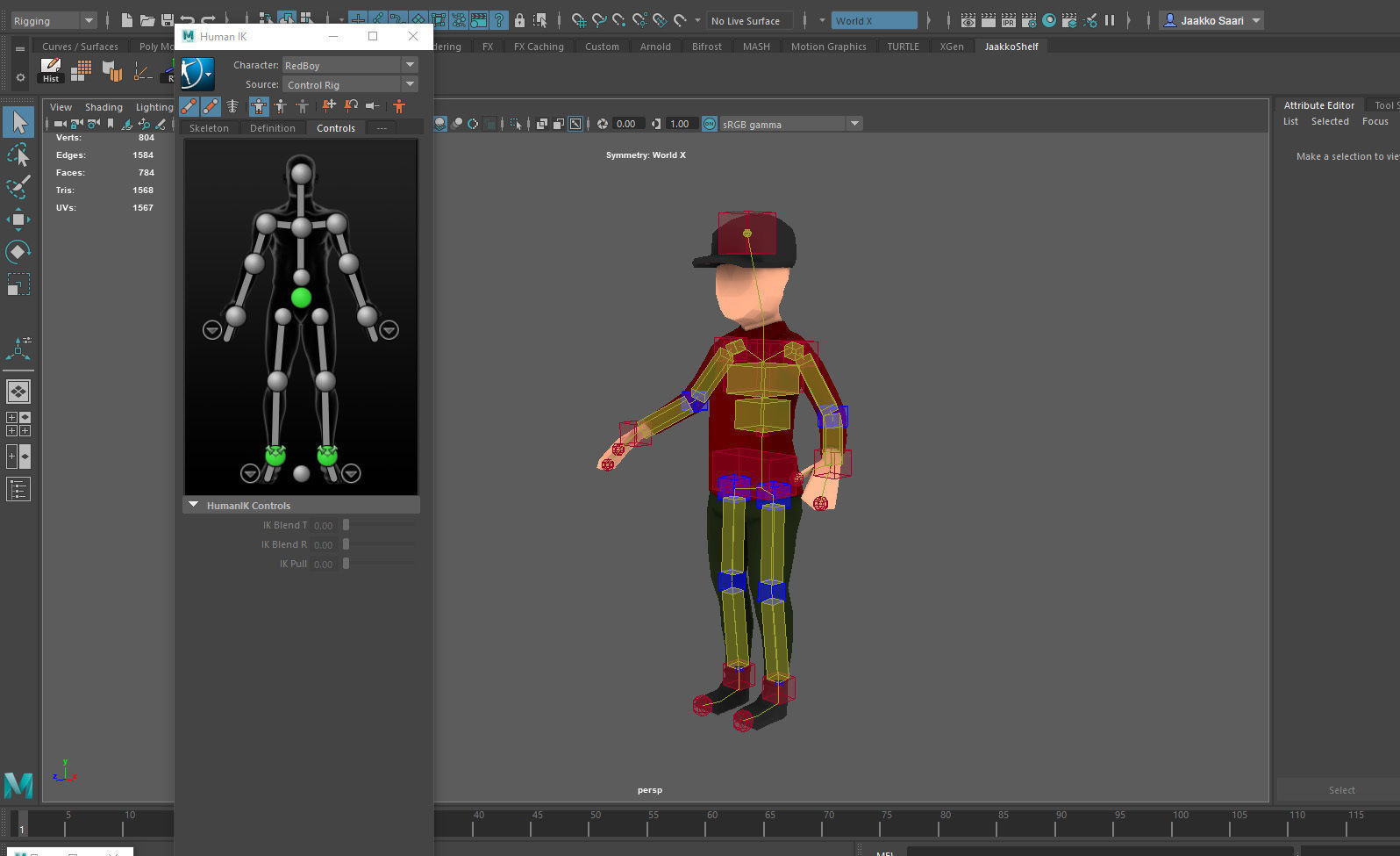 3D model Low Poly Boy in Red Shirt Character VR / AR / low-poly | CGTrader