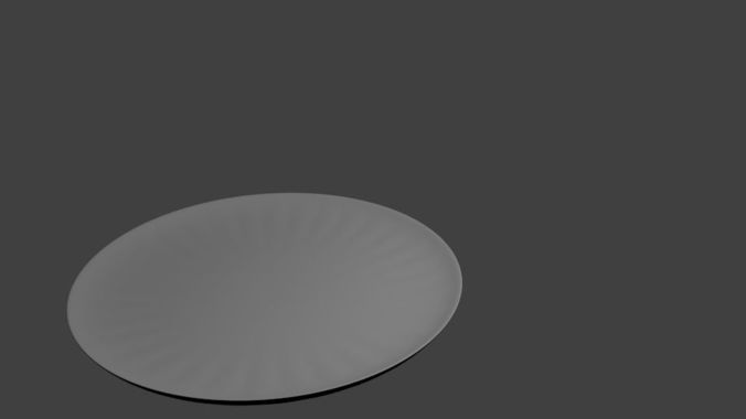 Plate 3D model 3D printable | CGTrader