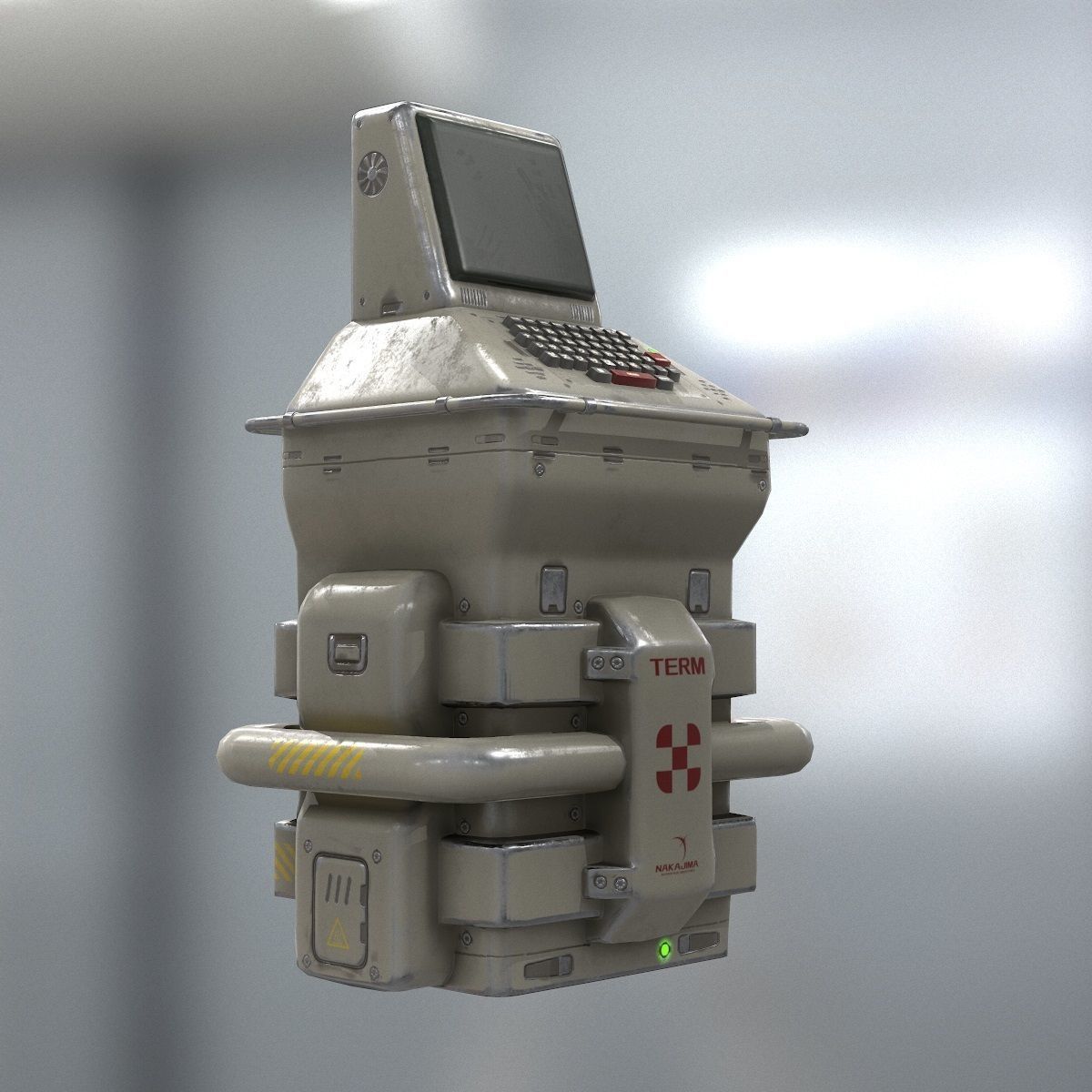 3D model Sci-Fi Console PBR VR / AR / low-poly | CGTrader