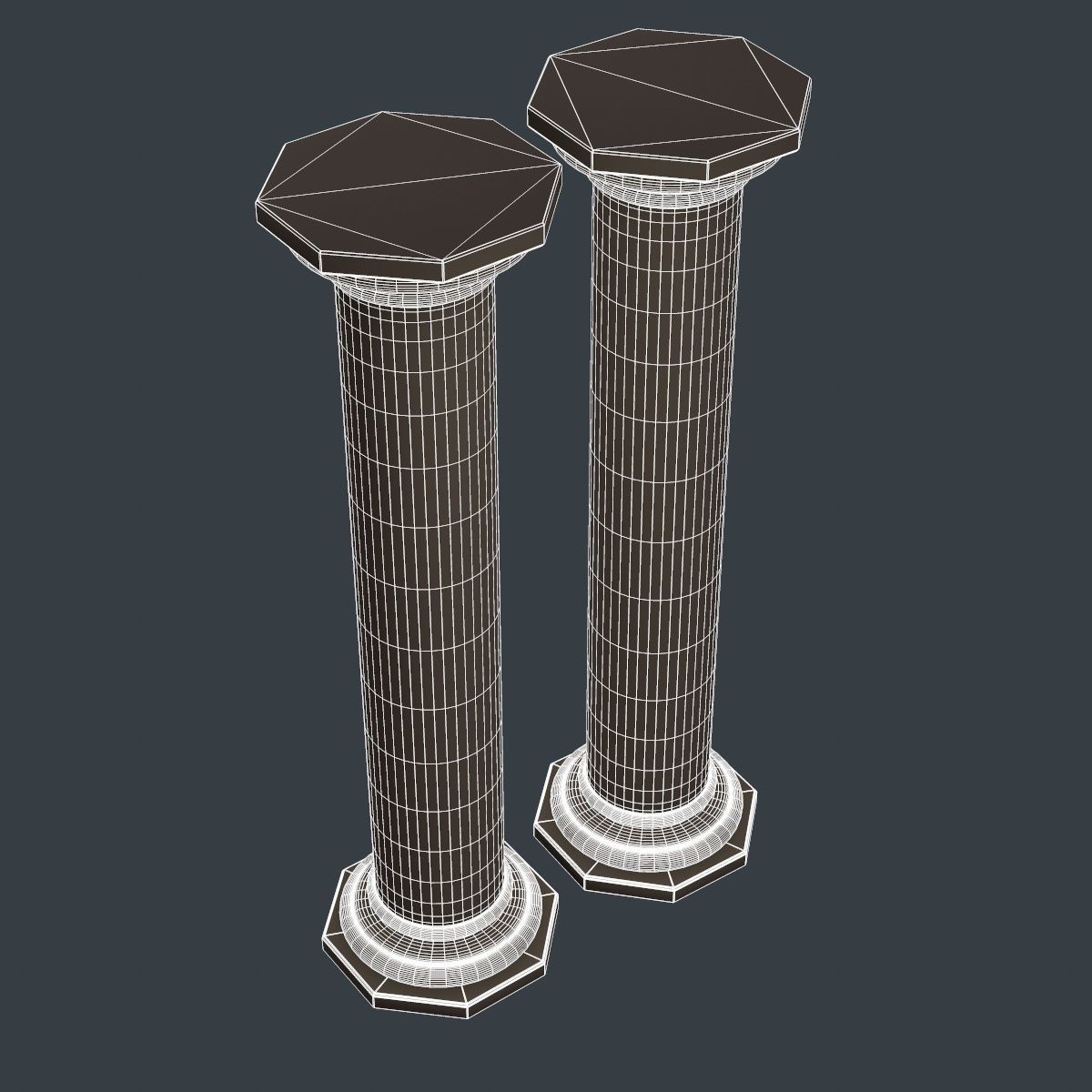 Marble Column 3D model | CGTrader