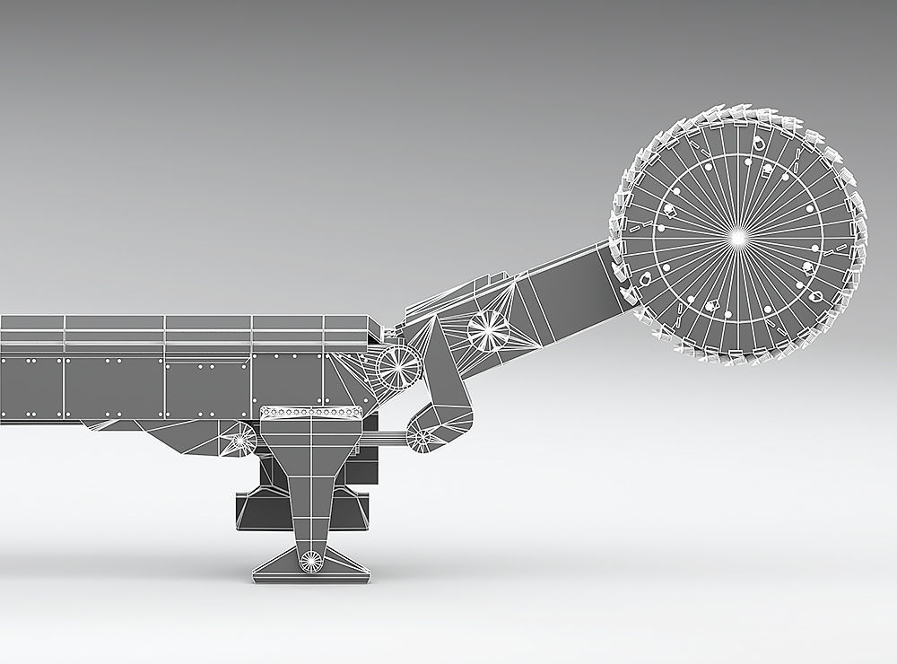 Longwall mining coal Shearer Loader 3D model | CGTrader