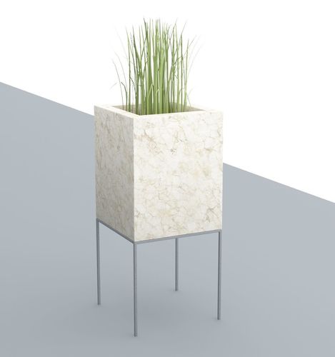 3D model Plant Low Poly Marble Case VR / AR / low-poly | CGTrader