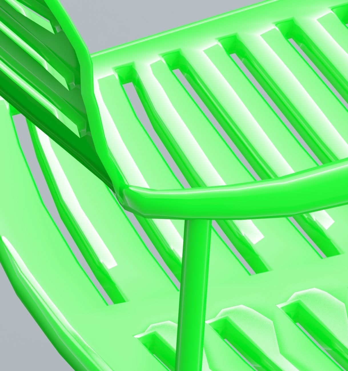 3D model Mall Chair 10 Colors Low Poly VR / AR / low-poly | CGTrader
