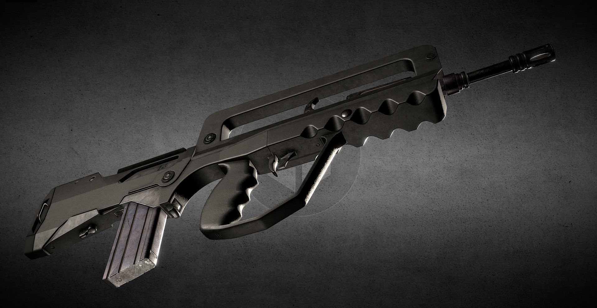 3D model FAMAS G2 Assault Rifle VR / AR / low-poly | CGTrader