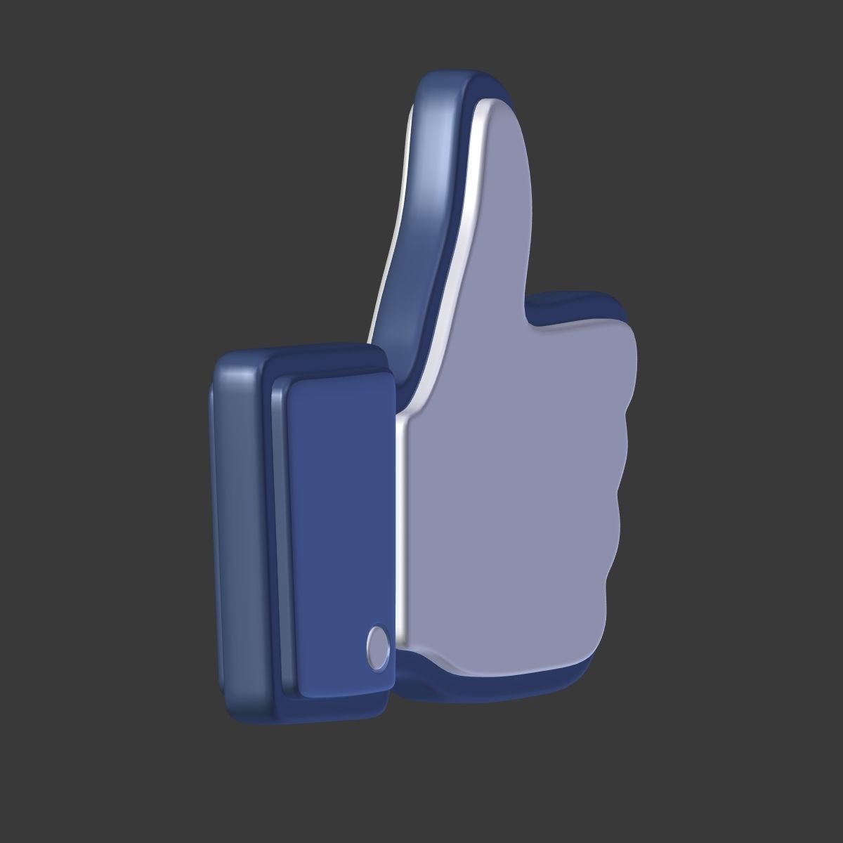 3D model Like Button VR / AR / low-poly | CGTrader