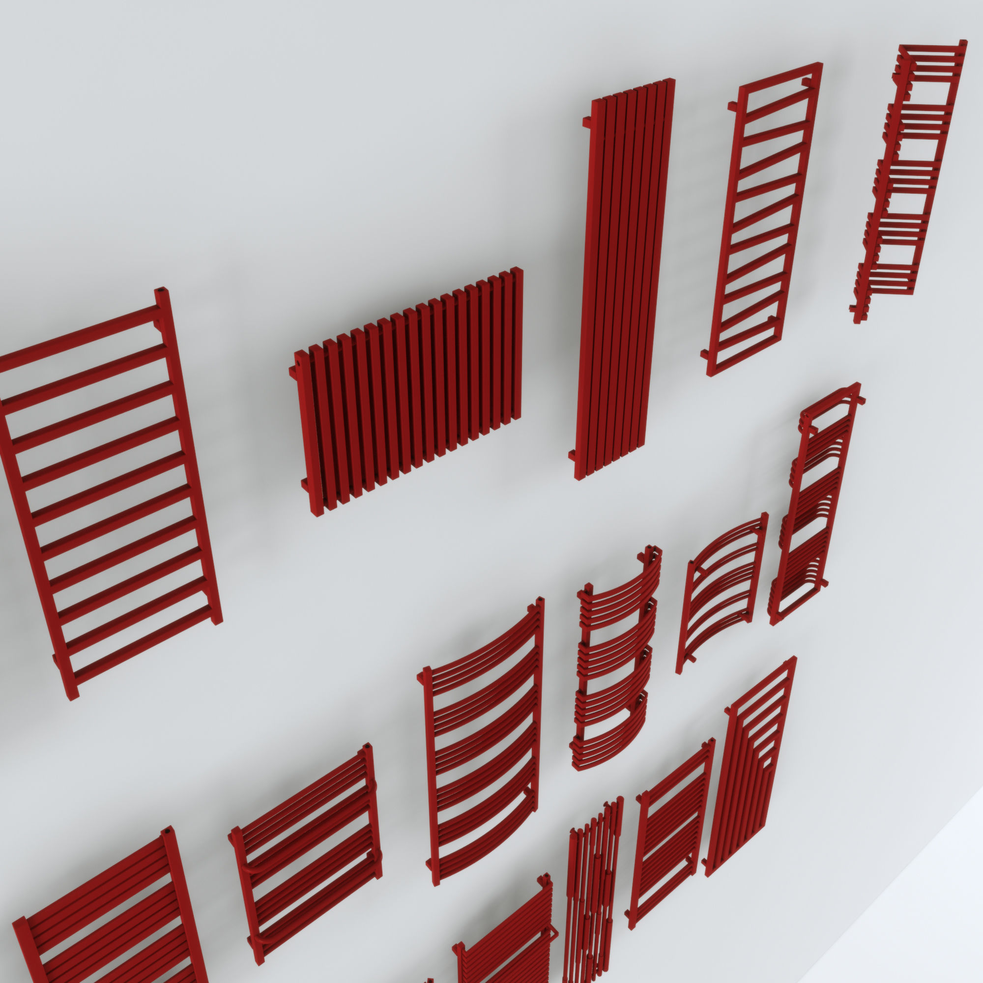 Heaters pack free 3D model | CGTrader