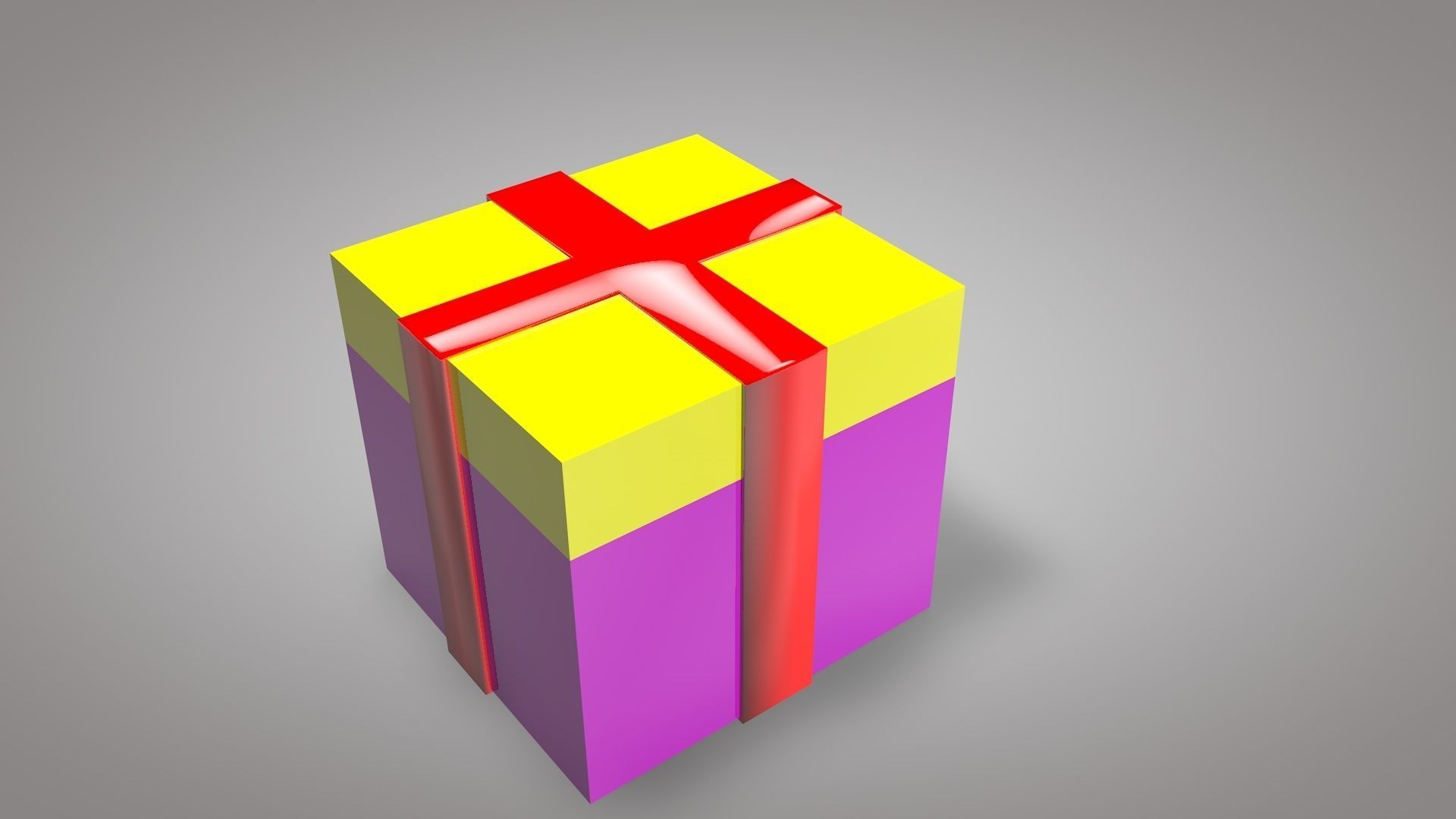 3D model Gift Box Low-poly 3d Modeling VR / AR / low-poly | CGTrader