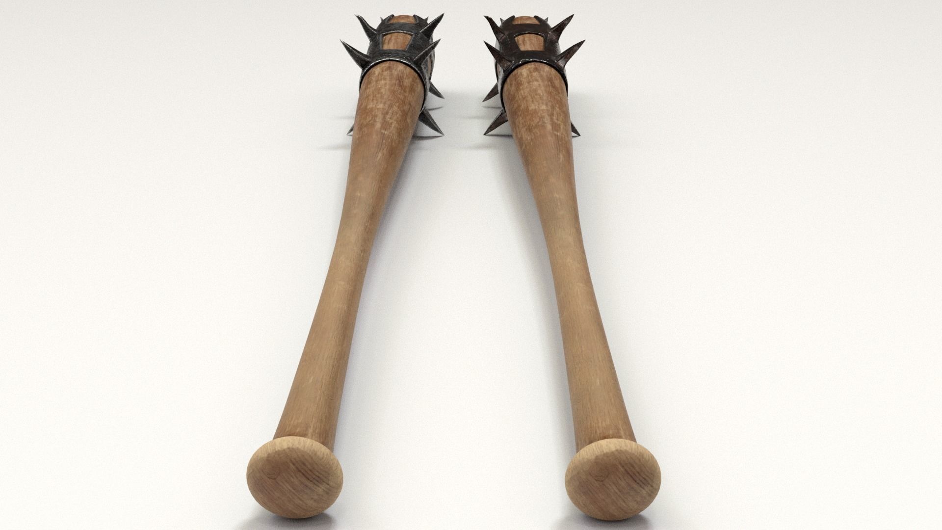 3D model Spiked Bat Set VR / AR / low-poly | CGTrader