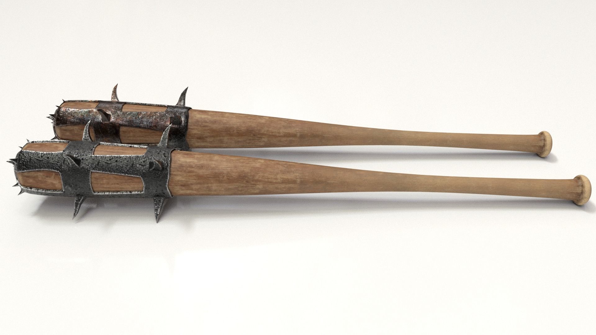 3D model Spiked Bat Set VR / AR / low-poly | CGTrader