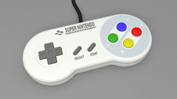 nintendo gamepad 3D model | CGTrader