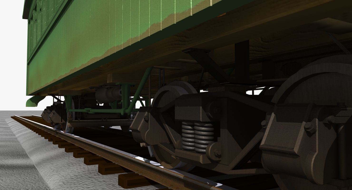 PRR Passenger Car 3D model | CGTrader