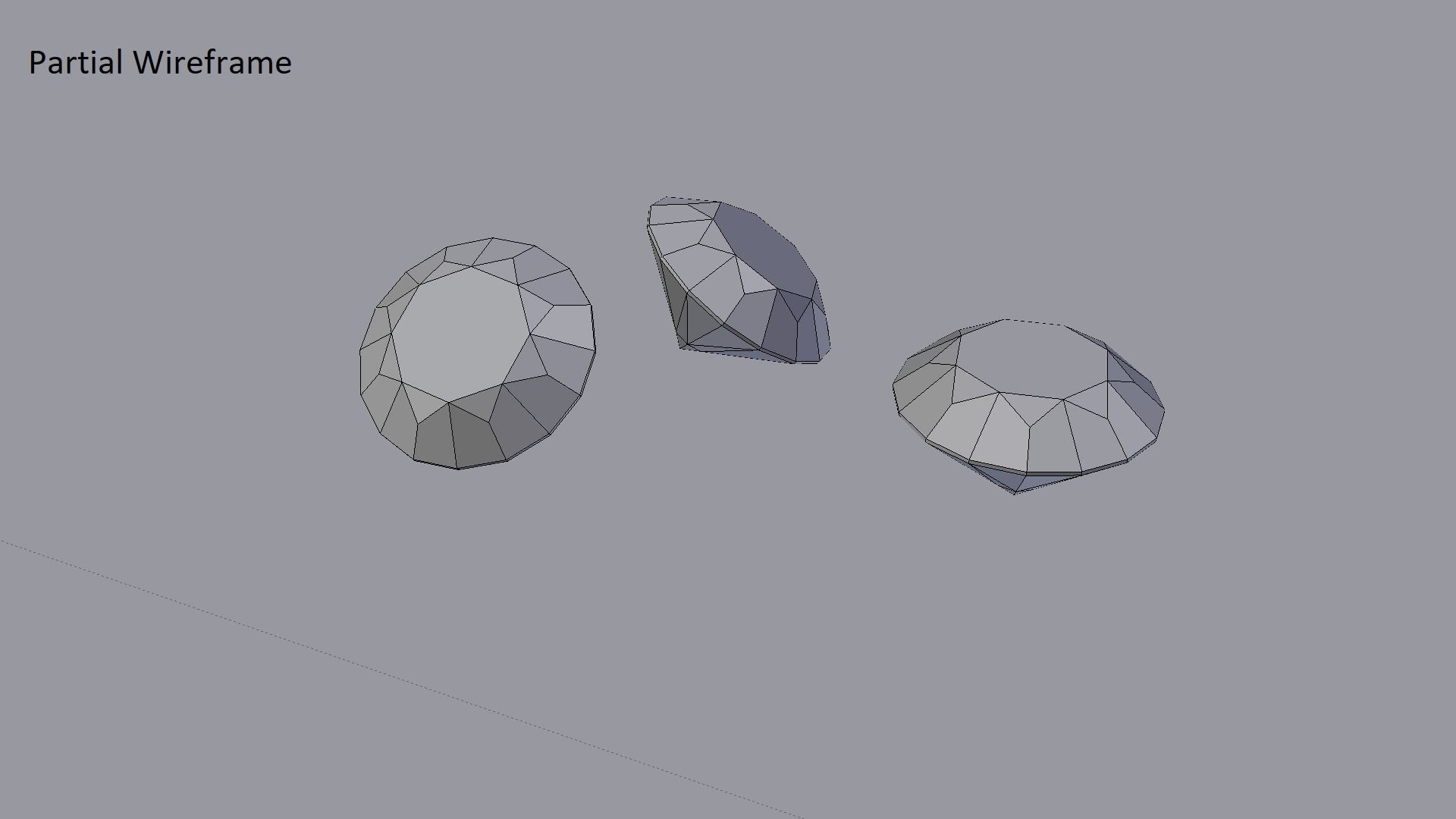 Diamond with PBR material on accurate geometry model 3D model | CGTrader