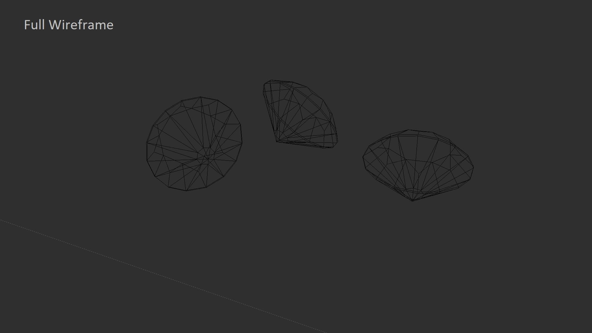 Diamond with PBR material on accurate geometry model 3D model | CGTrader