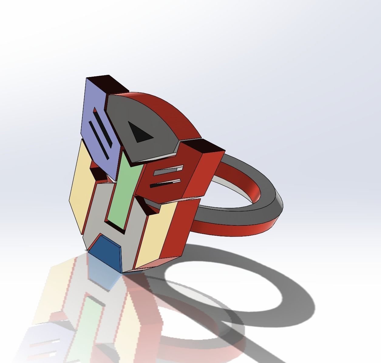 Transformers ring 3D model | CGTrader